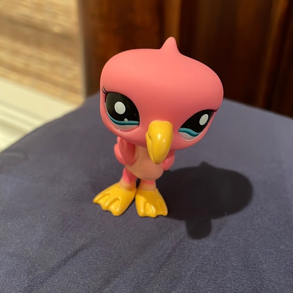 Littlest Pet Shop | Toys | Littlest Pet Shop Bird Flamingo Pink Aqua ...